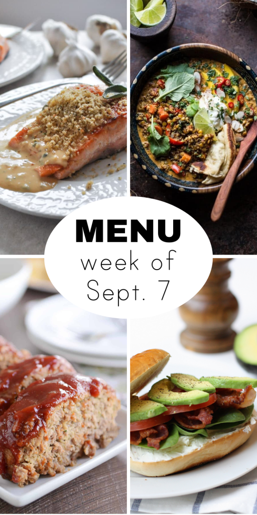 A Start of September Weekly Dinner Menu (+ snacks) - Seskothakota